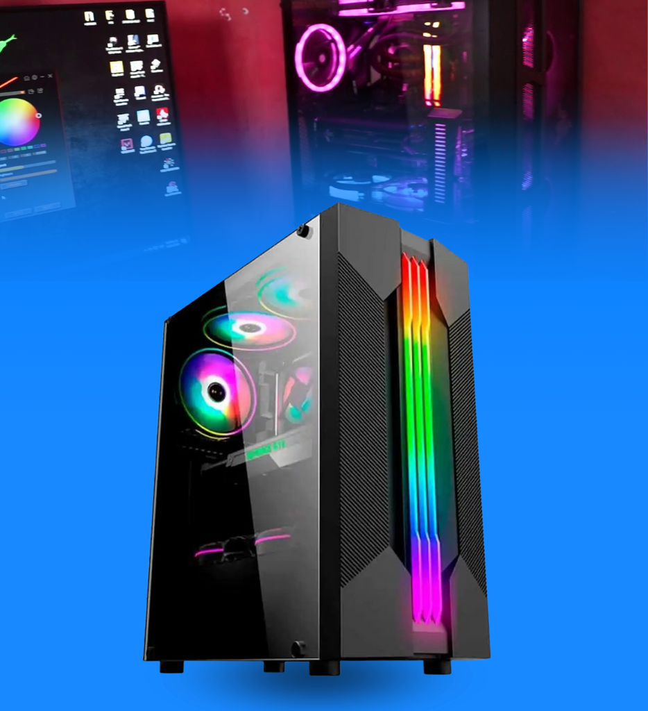 Case Gamer Eagle Warrior CG08A9 H425 RGB Front Light | TERA Guatemala
