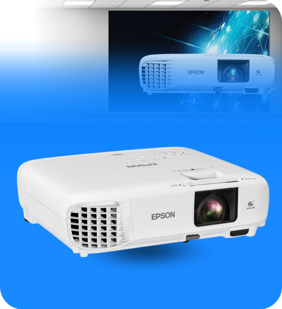 Epson PowerLite 119W - Proyector 3LCD - portátil - 4000 lúmenes (blanco ...